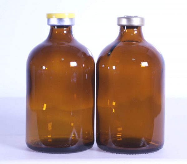 100ml Amber Glass Vials Sterile & Sealed - Vials Direct | Glass Vials ...