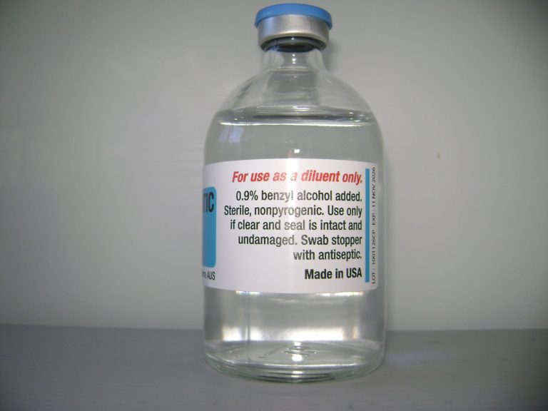 Bacteriostatic Water 100ml Multi-dose Vial - Vials Direct | Glass Vials ...